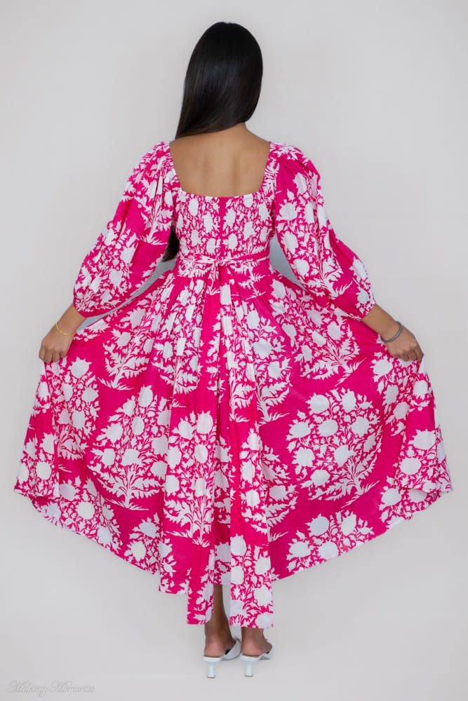 Pink Eliza Reversible Midi Dress | 5+ Ways to Wear | Fusion Creations